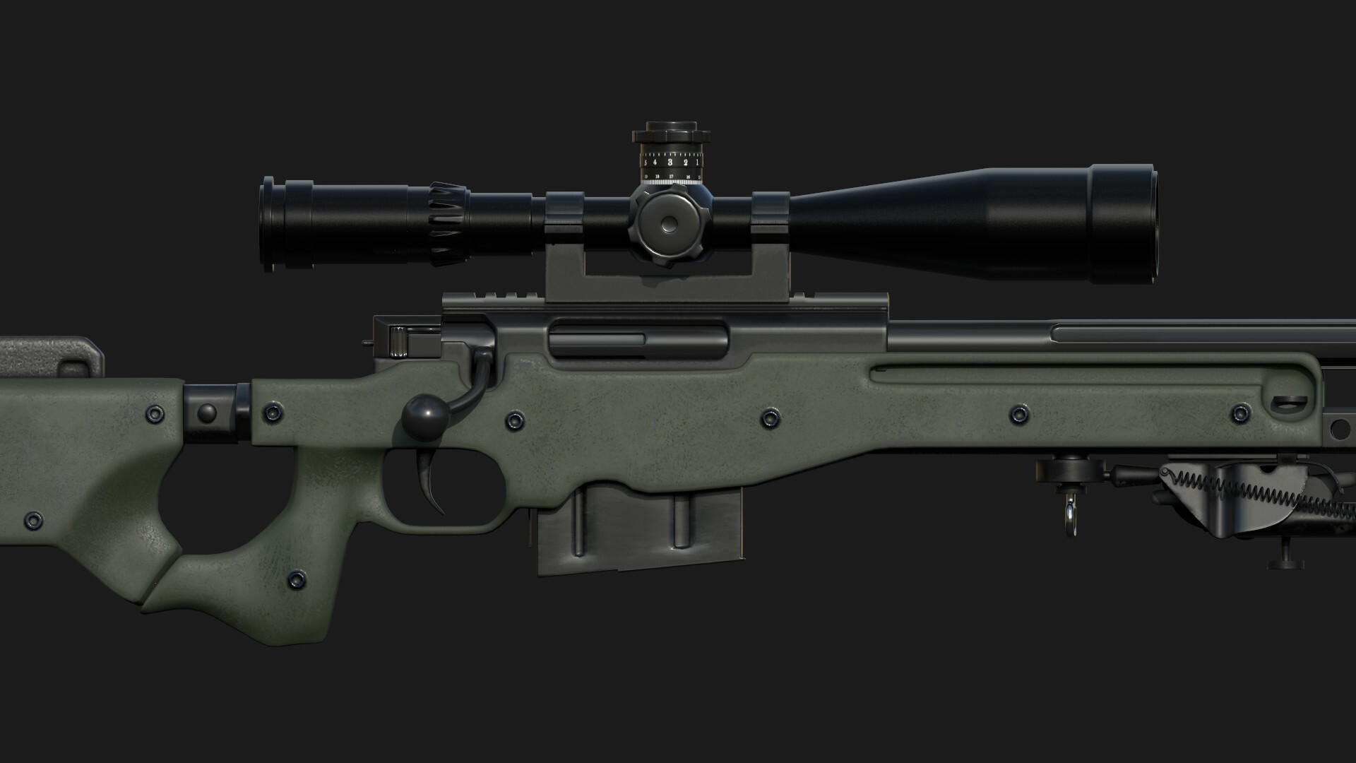 Muskan Gupta - AWM - Bolt-Action Sniper Rifle