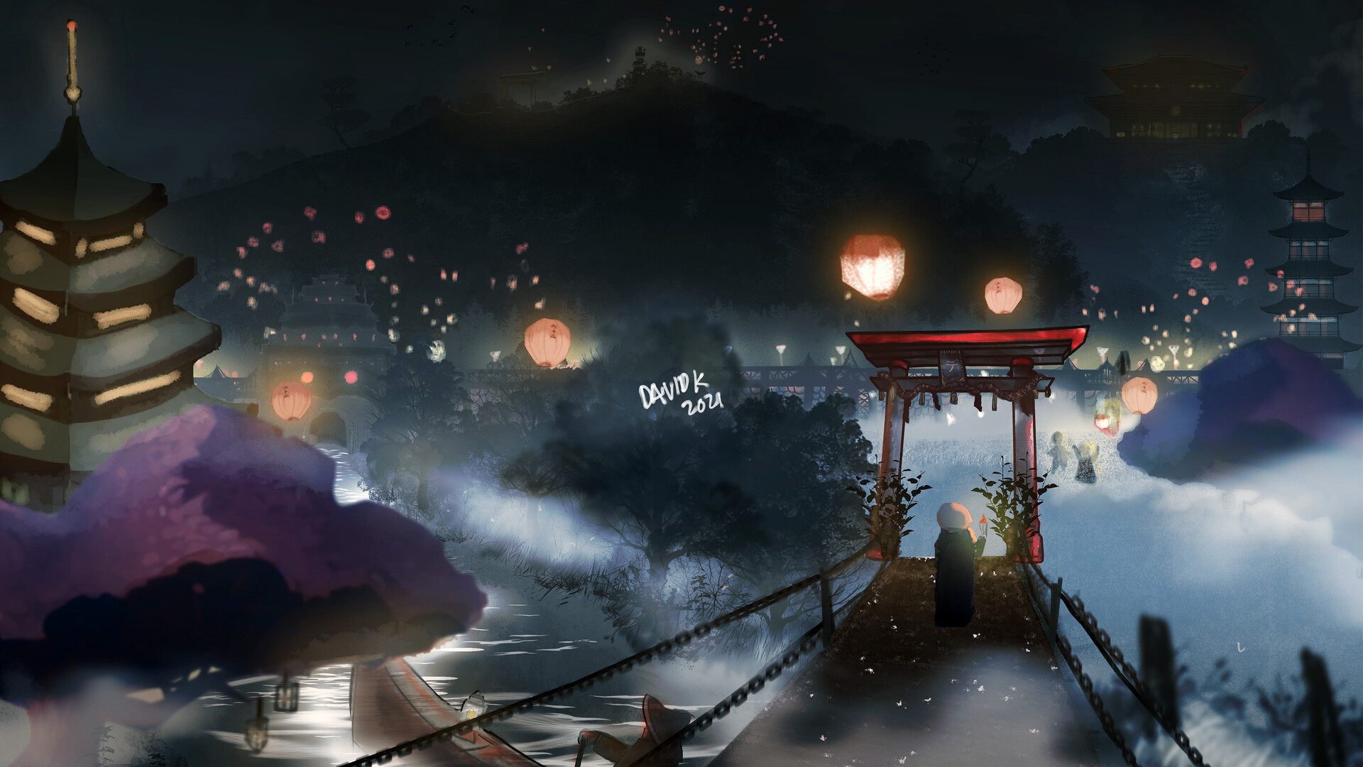 ArtStation - Light Flows in Darkness