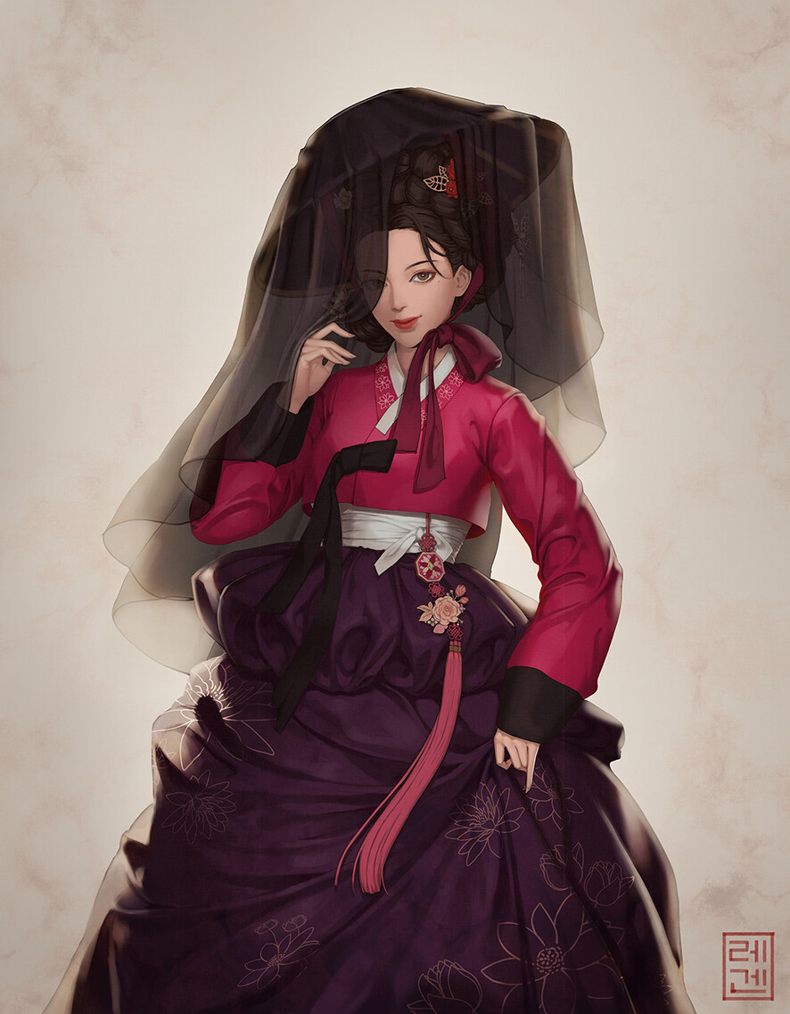 ArtStation - Hanbok Illust