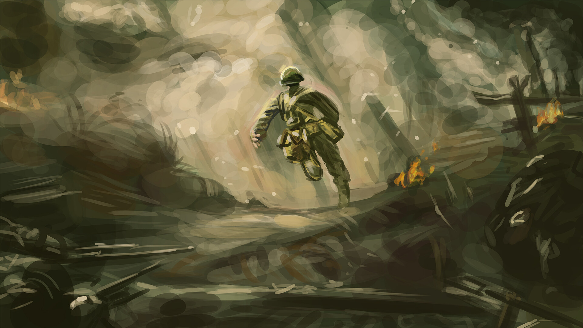 ArtStation - 'Hacksaw Ridge' study