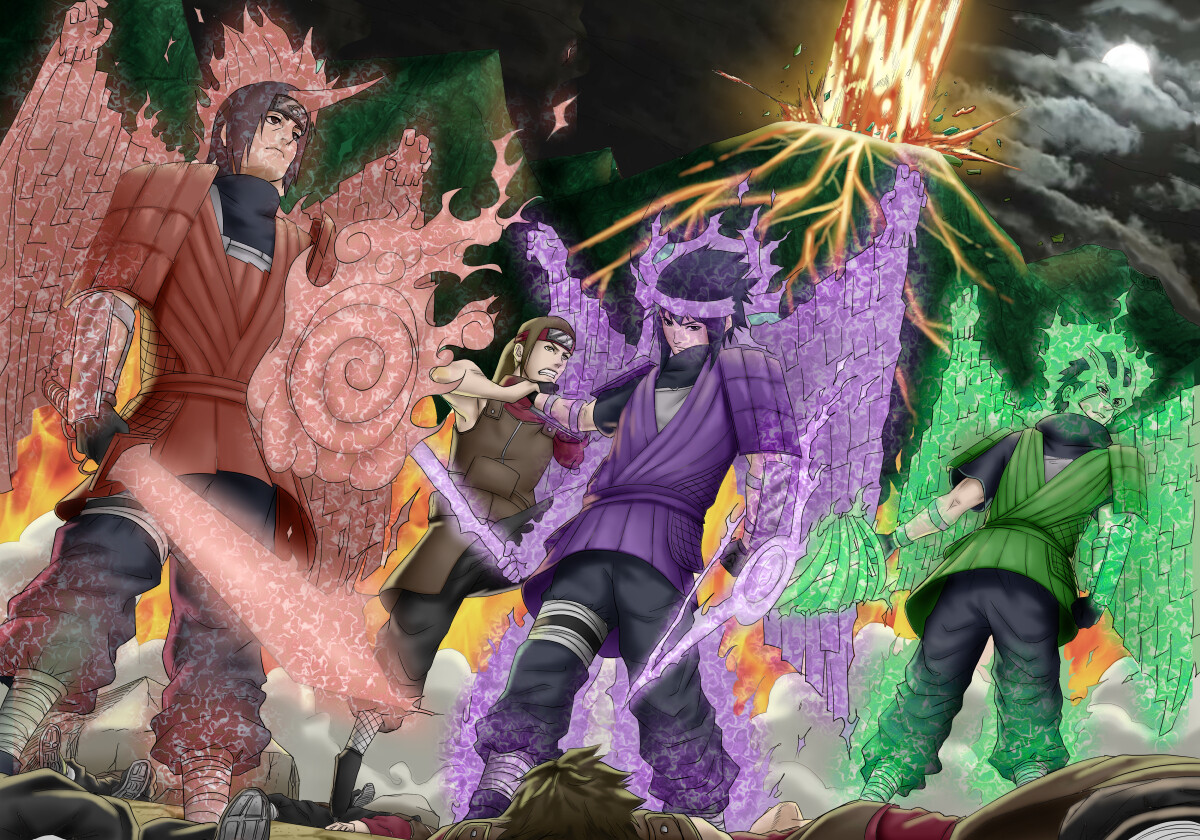 ArtStation - Uchiha Trio- Commission