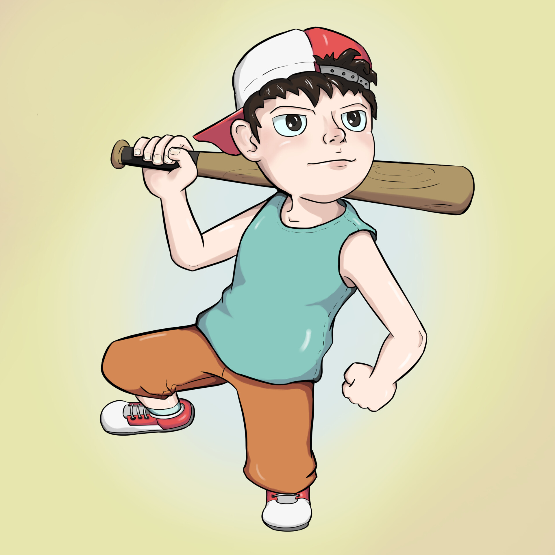 ArtStation - Baseball Guy