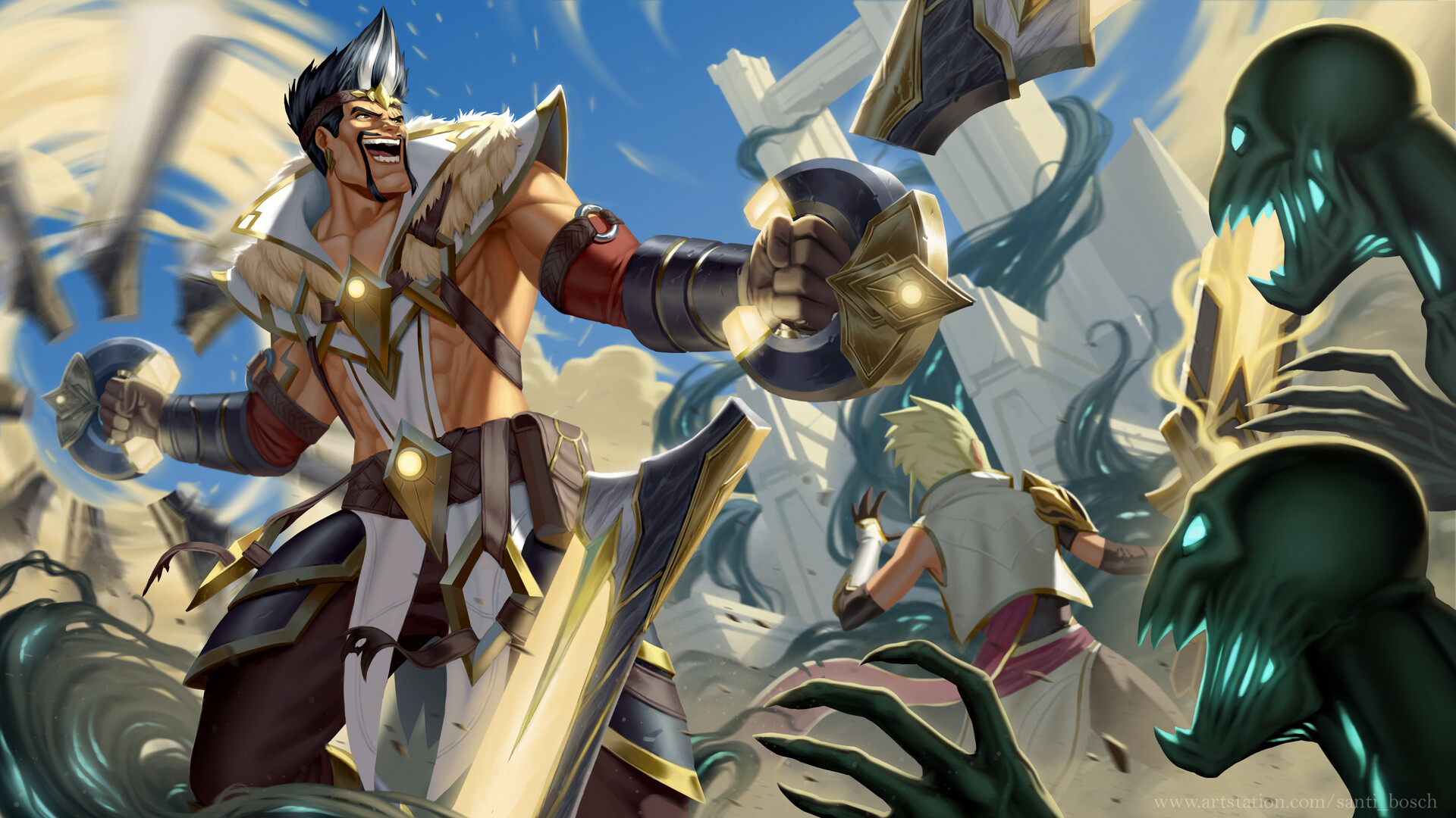 ArtStation - Draven, sentinel of light