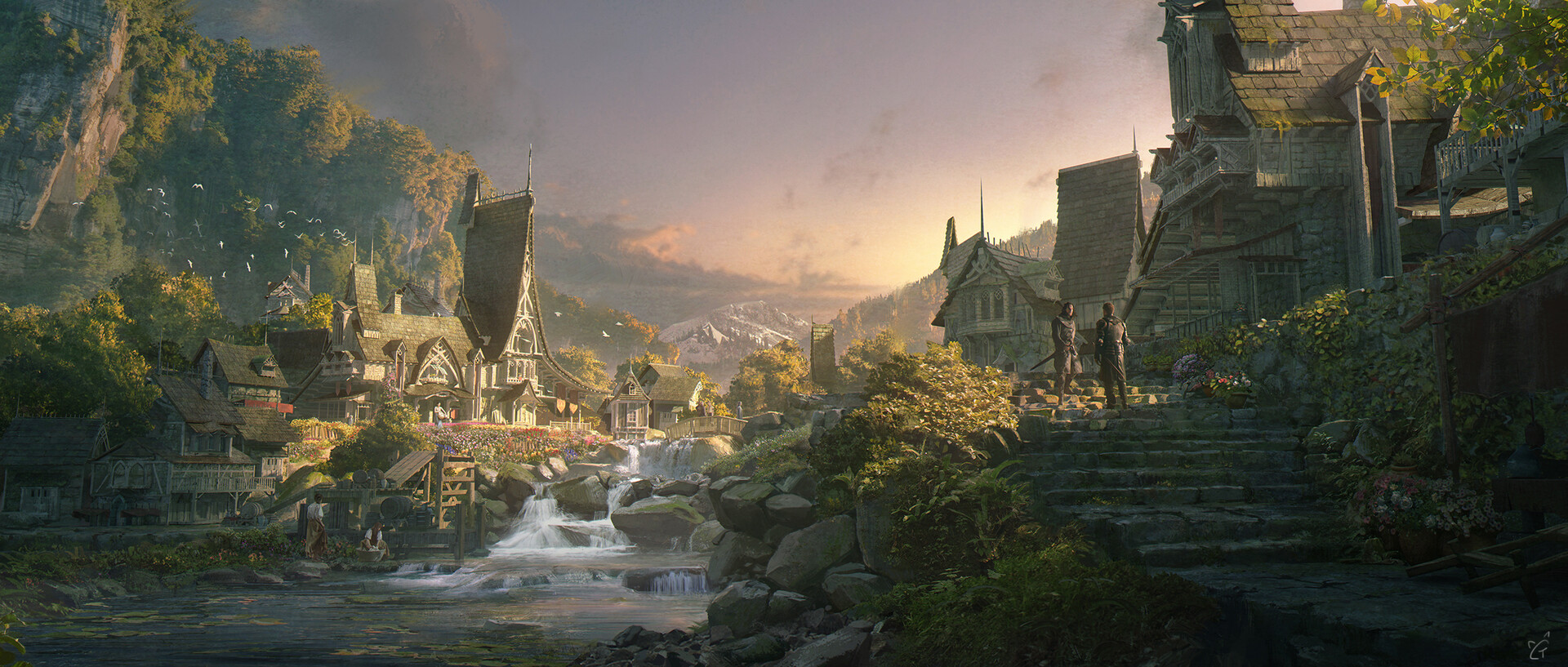 "Albion Online - Inside Caerleon" by Daniel Alekow : ImaginaryVillages