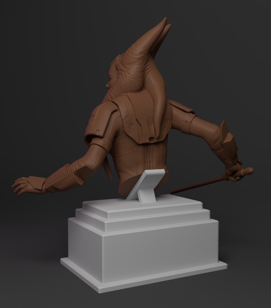 Raul Dolcet - Togruta, Jedi Sentinel Laser Guard Printeable