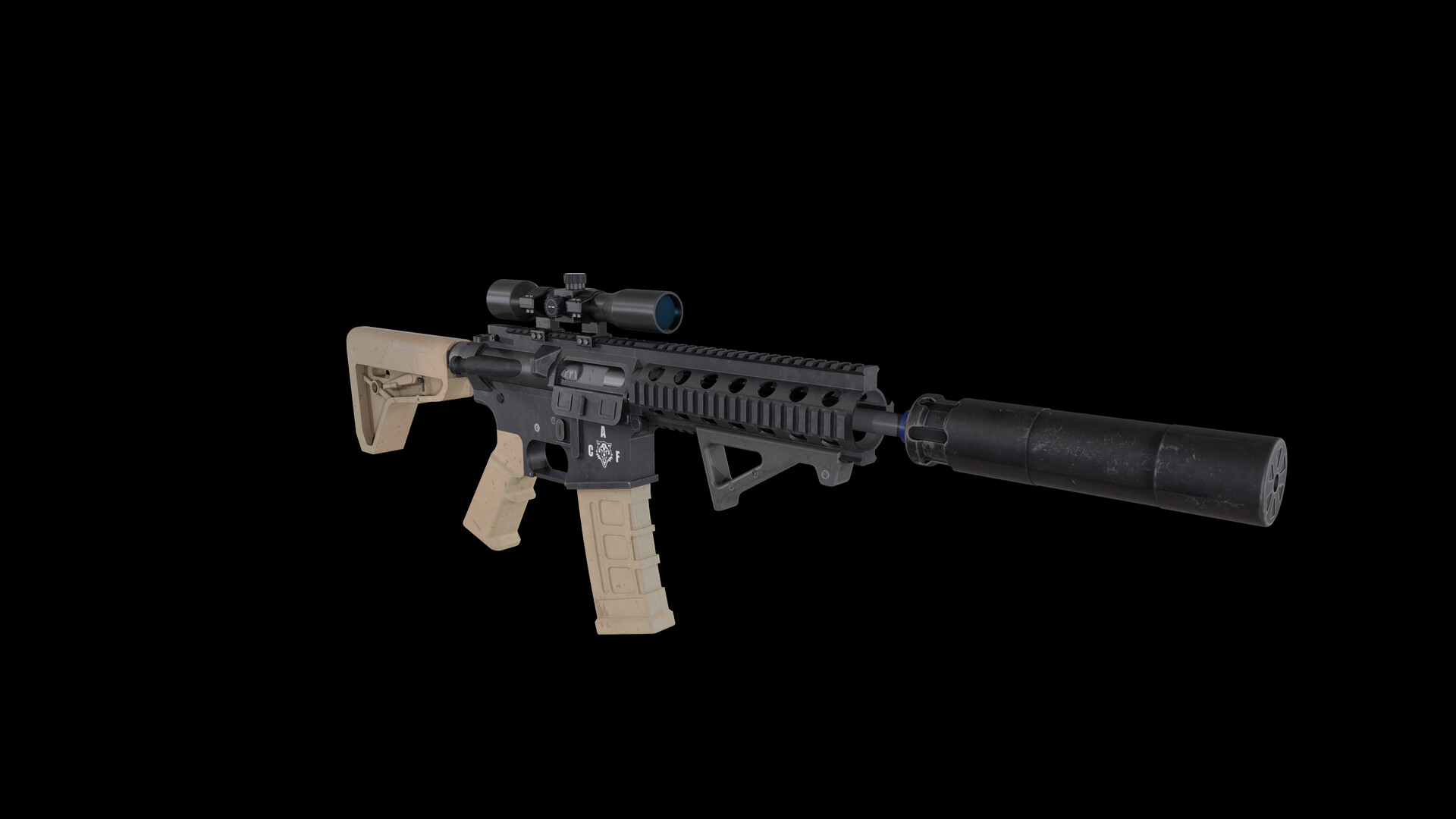 ArtStation - Ar - 15 Rifle