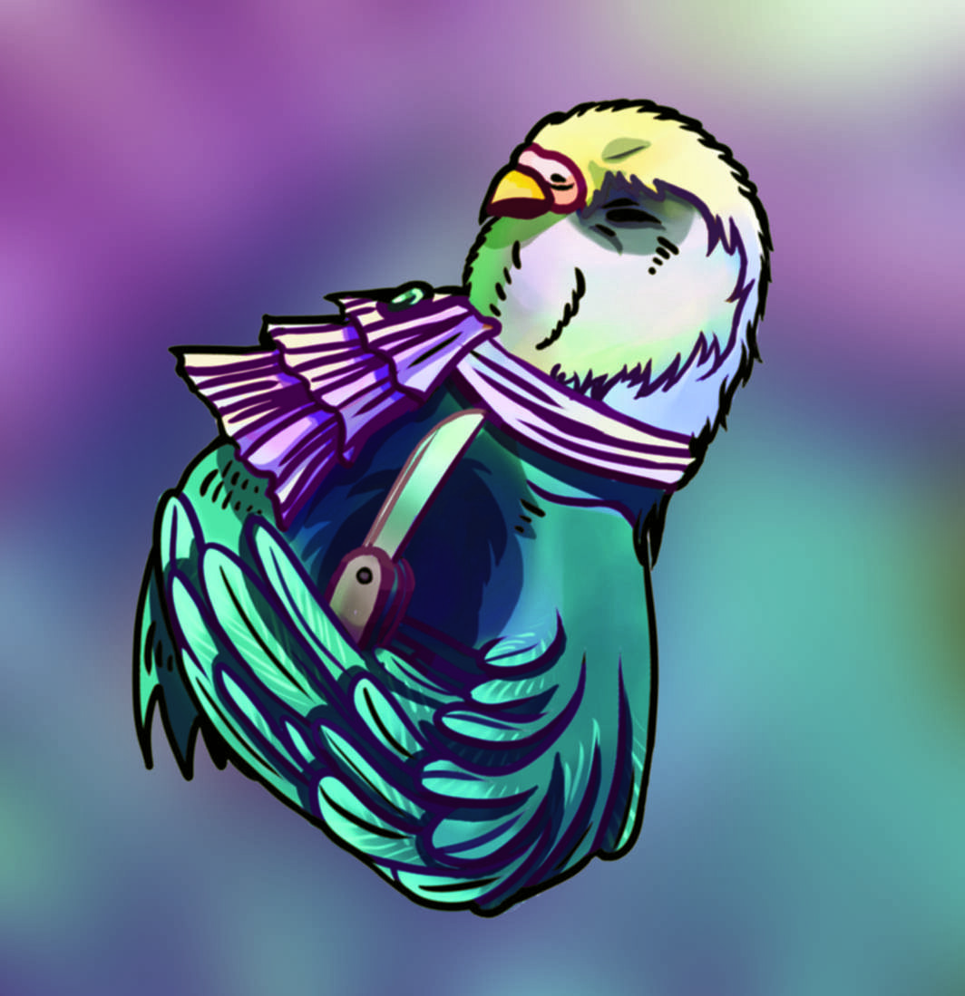 ArtStation - Scary parrot