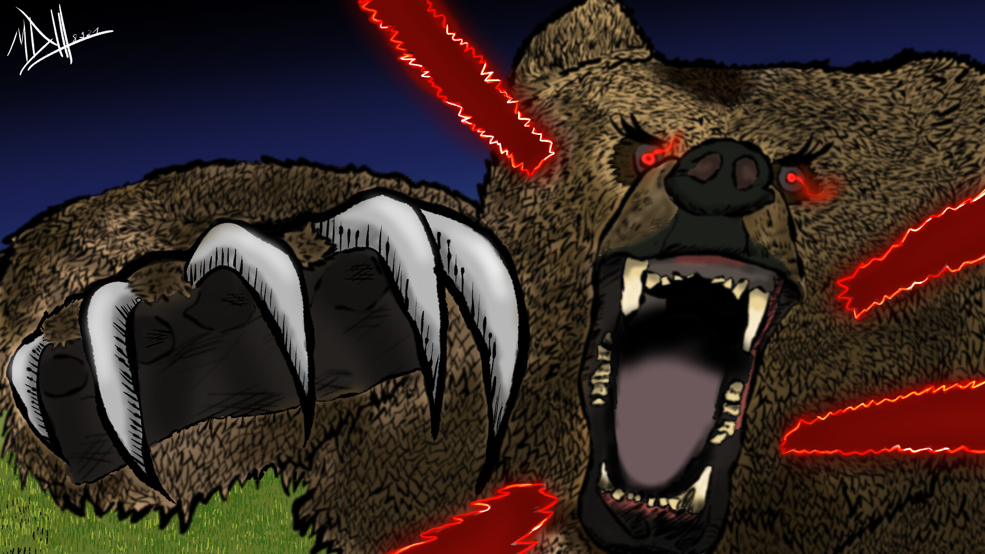 ArtStation - Angry Bear