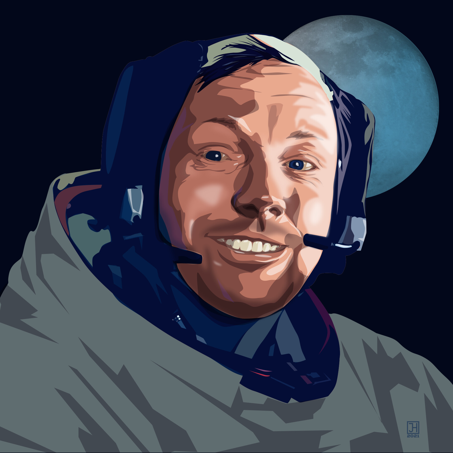 ArtStation - Neil Armstrong