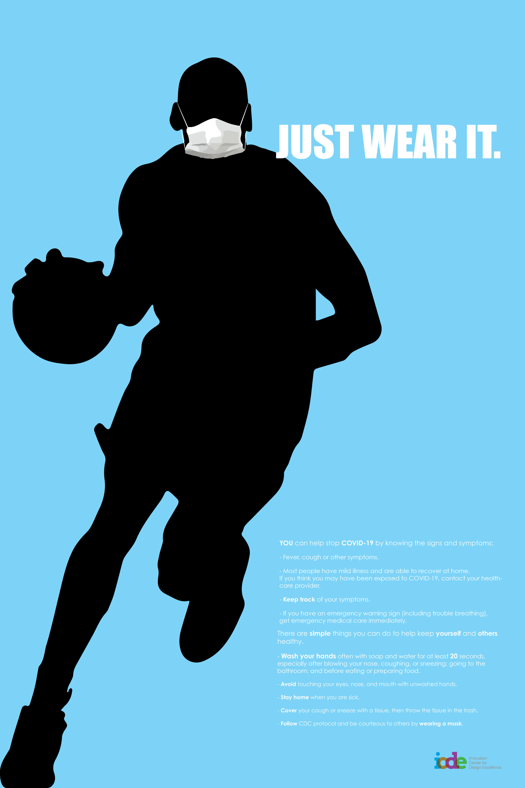 ArtStation - CDC - Poster Design "Just wear it." 1/4