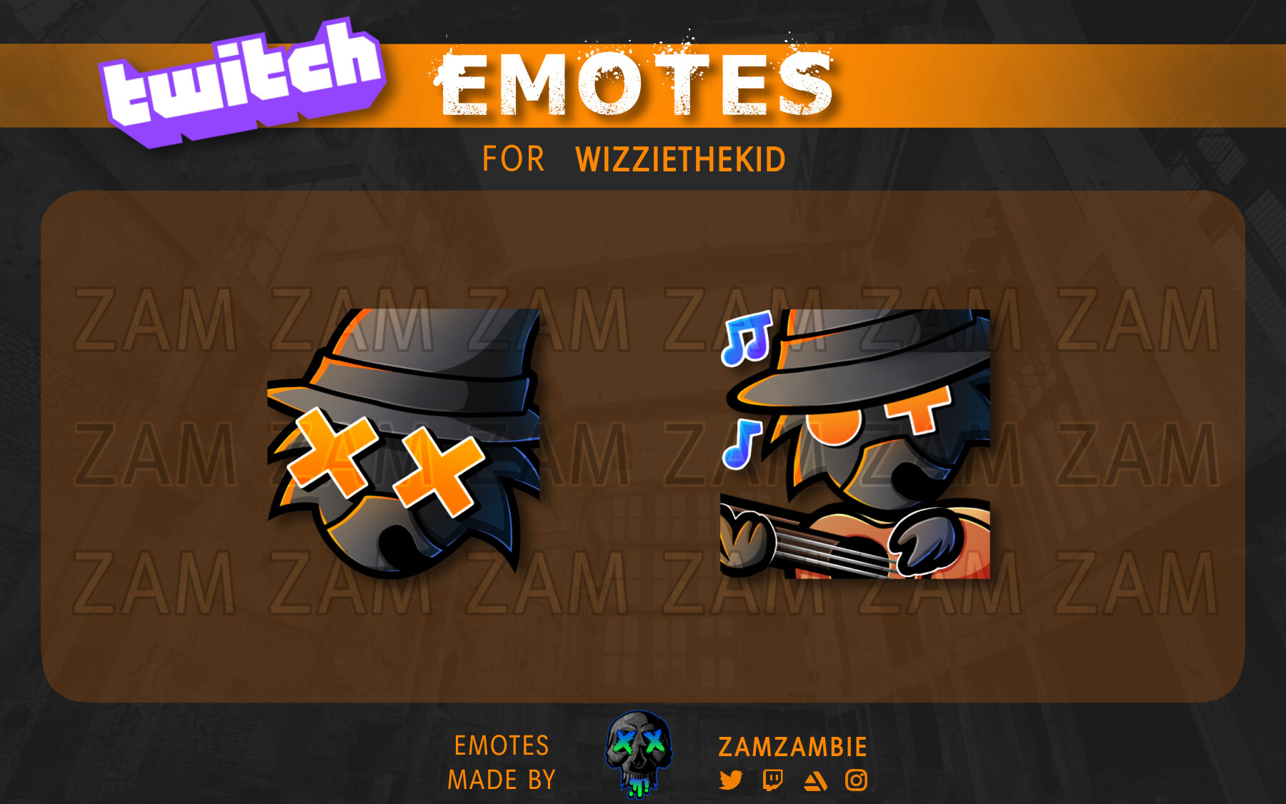 ArtStation - Custom Emotes - Wizziethekid