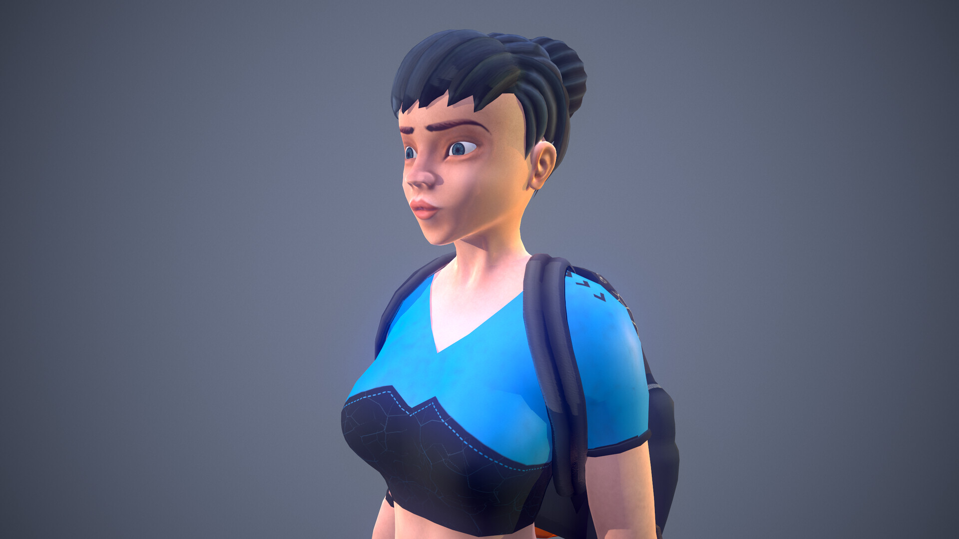 ArtStation - Girl Character 3D Model