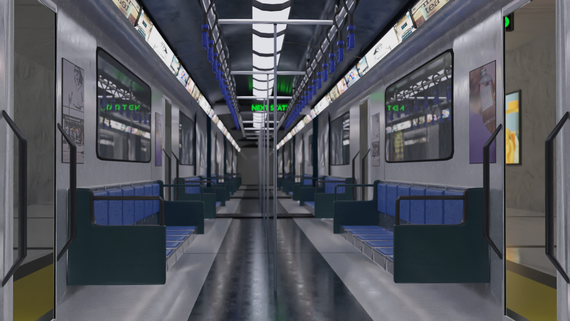 ArtStation - Subway Train