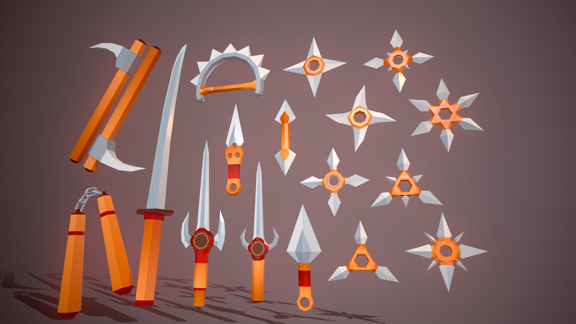 ArtStation - Ninja Weapon