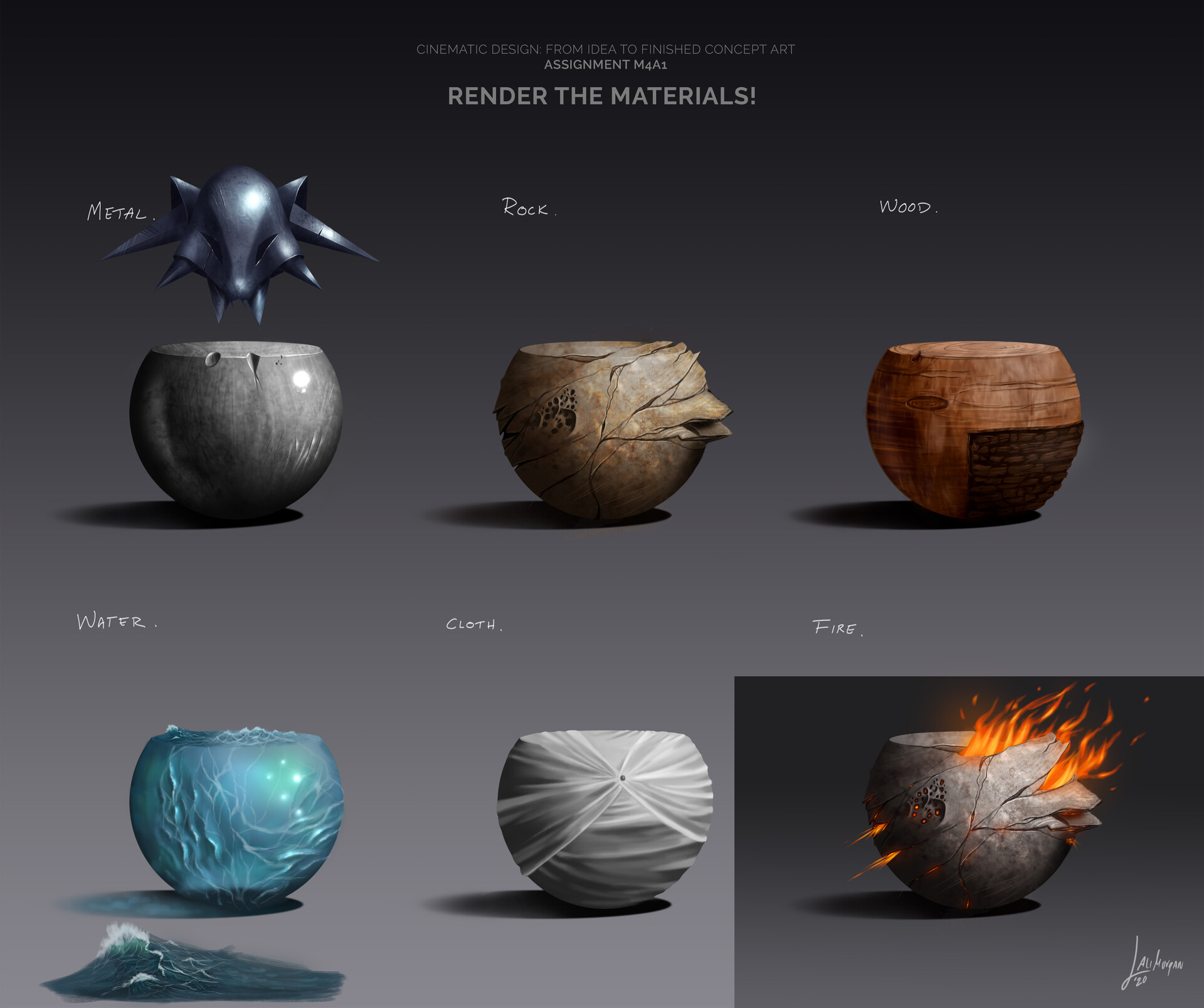 ArtStation - Material study