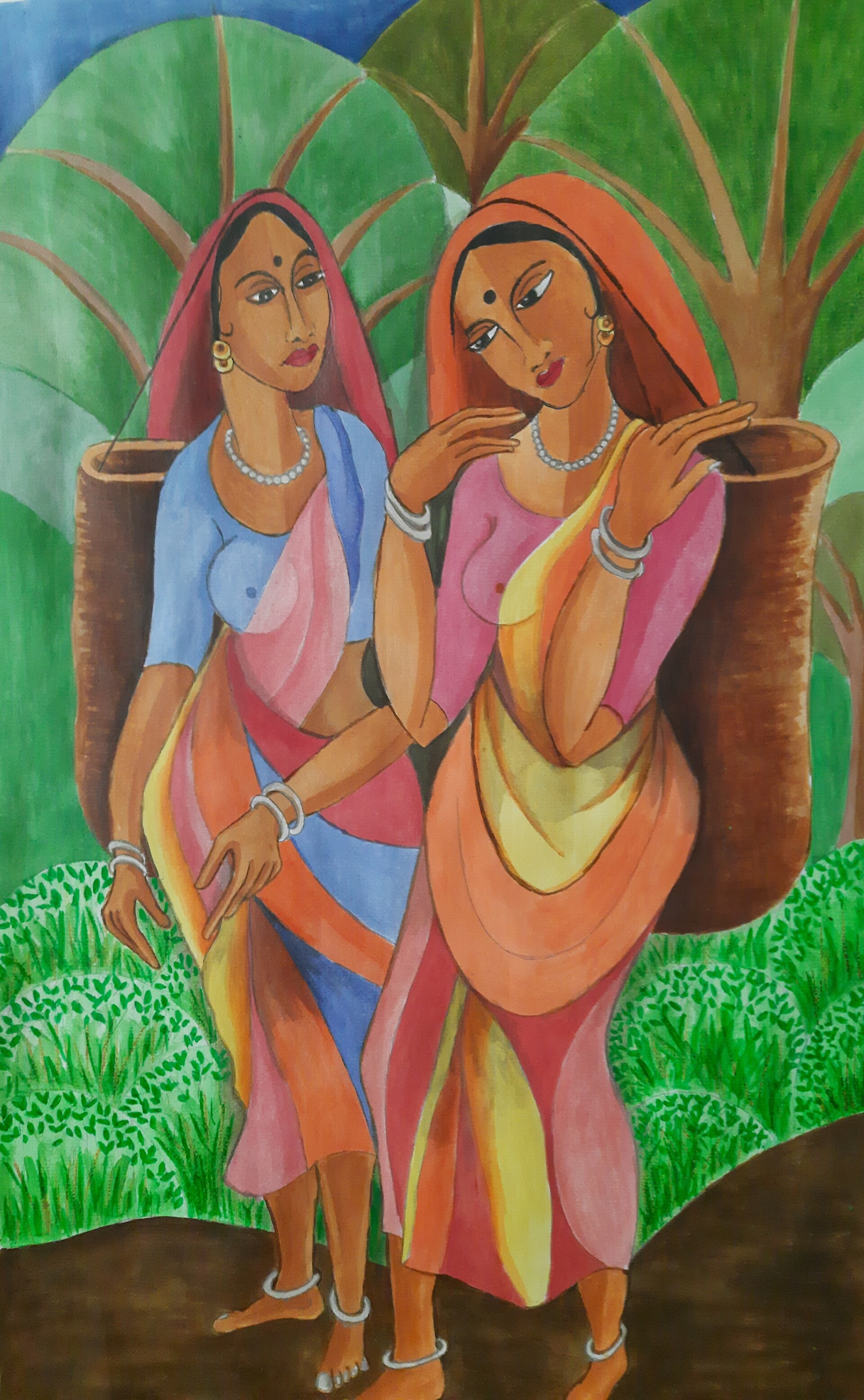 ArtStation - tea pluckers