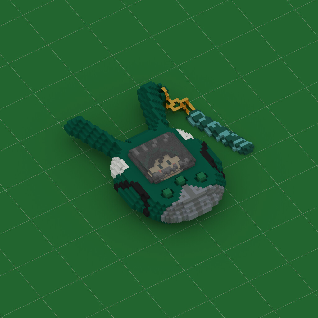 ArtStation - Midoriya Izuku themed tamagotchi