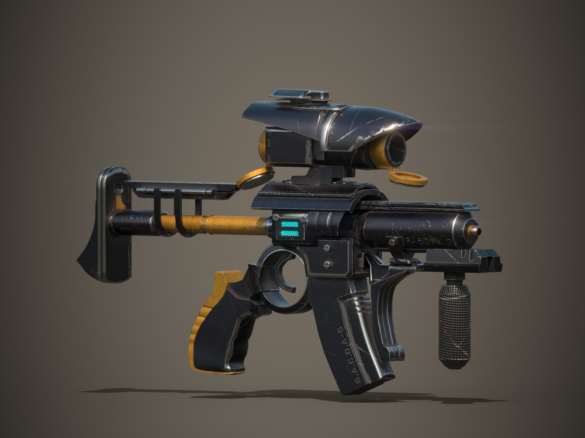 ArtStation - Mini Gun