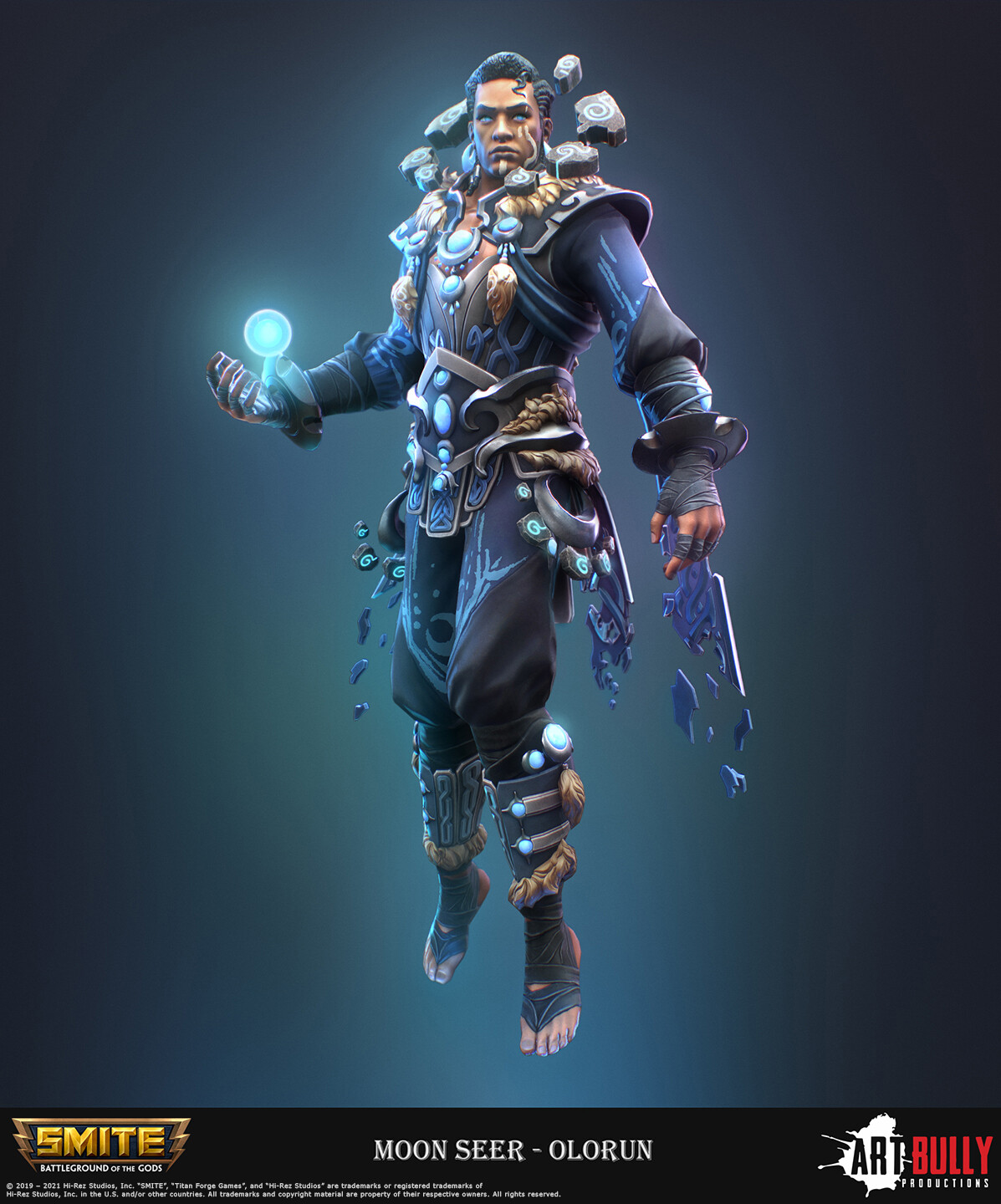 Art Bully Productions - SMITE - Moon Seer Olorun