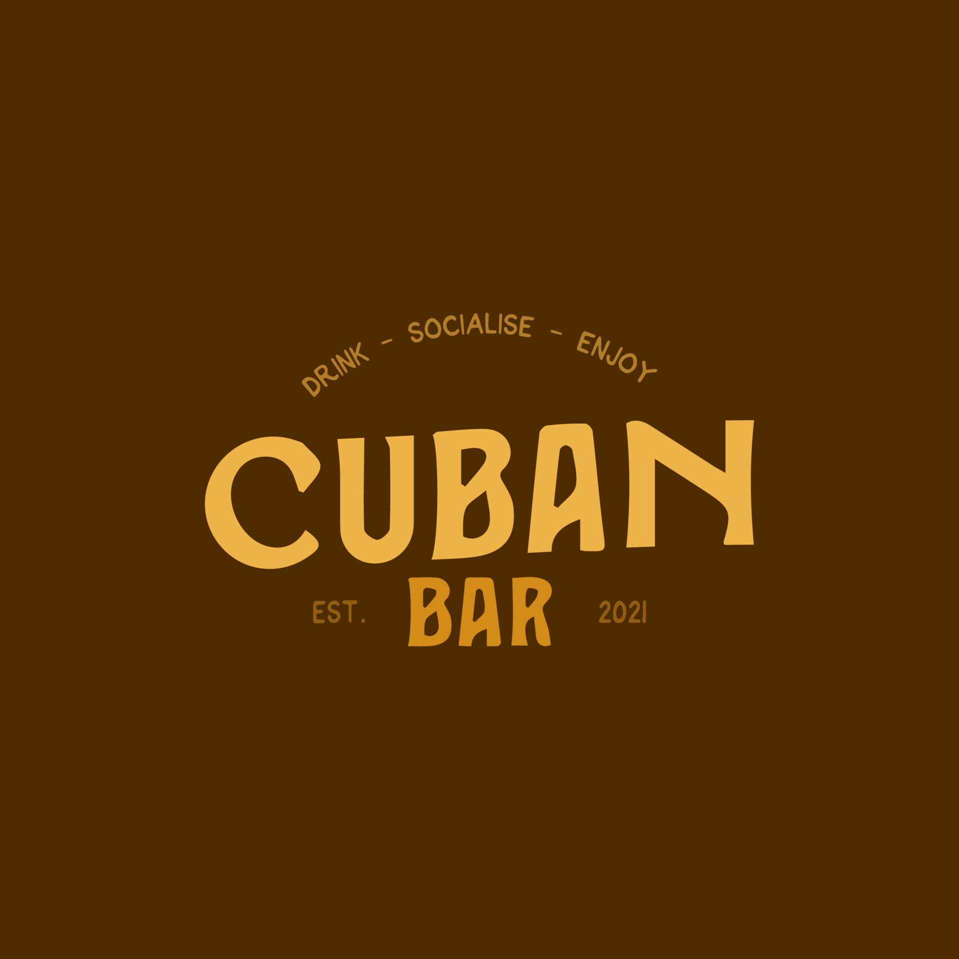 ArtStation - Cuban bar logo design