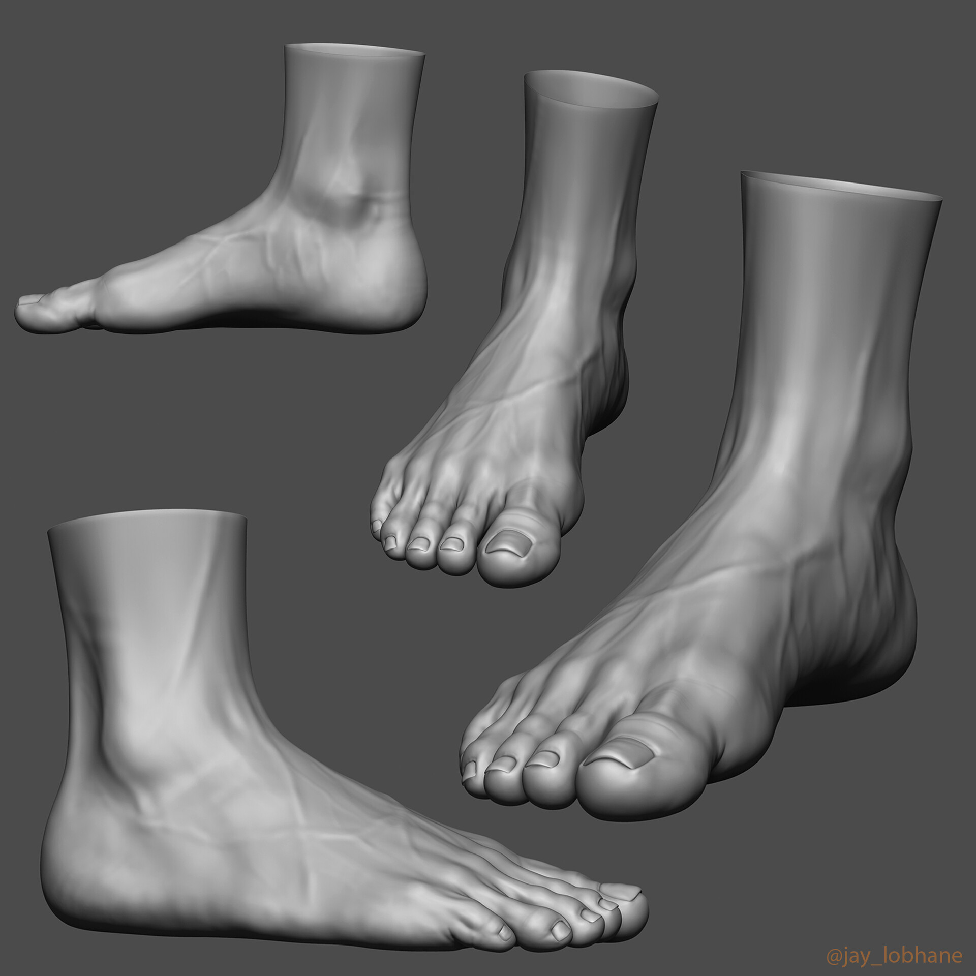 ArtStation - Feet_Sculpt