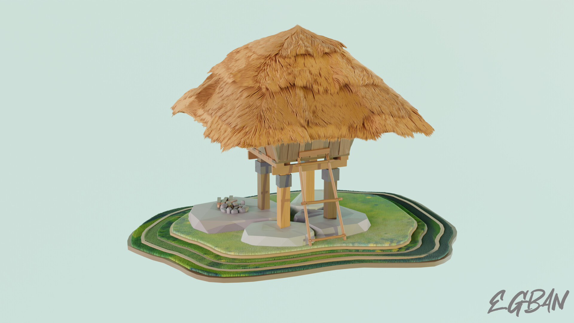 ArtStation - Ifugao Hut