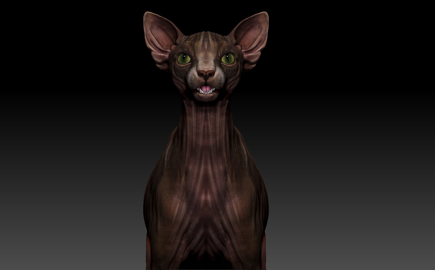 ArtStation - Sphinx Cat sculpt