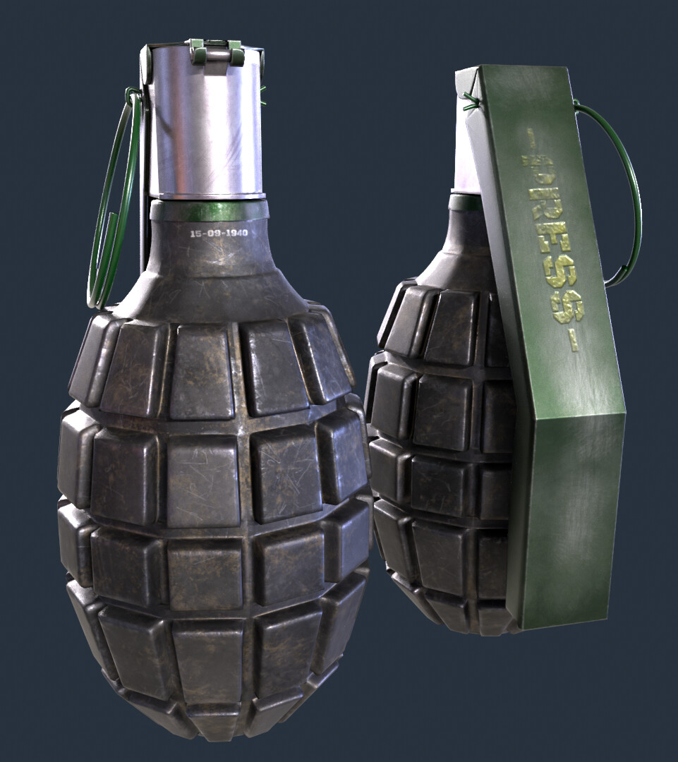 ArtStation - hand-grenade-2.0
