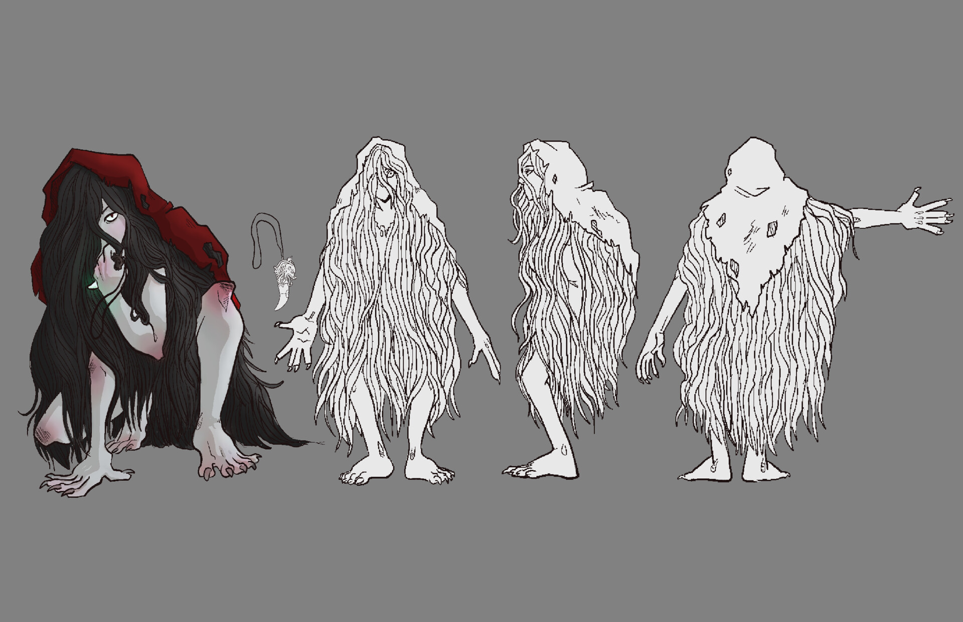 Alicia Ray - Red Riding Hood Character Design Process