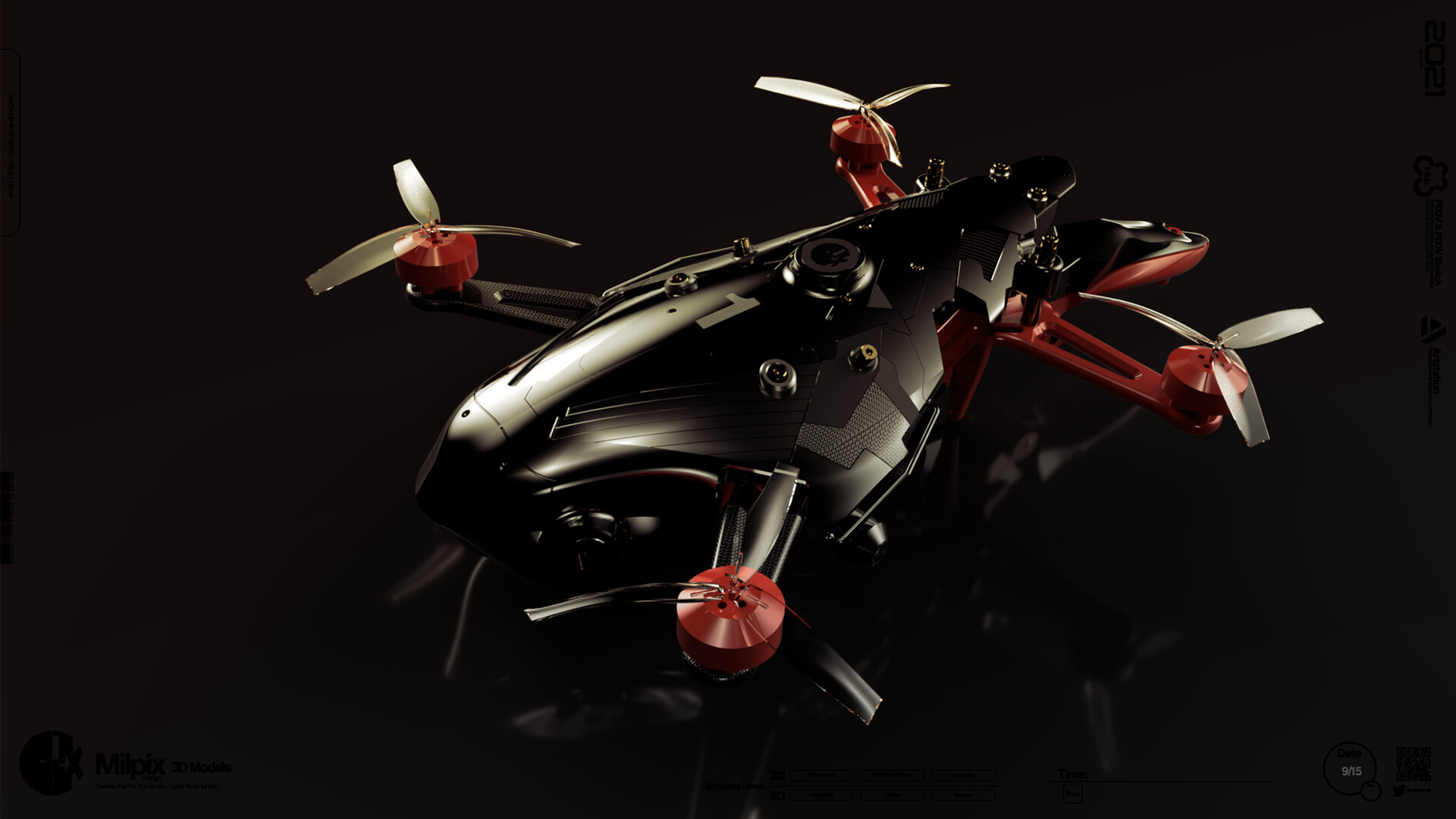 ArtStation - Microdrone Concept