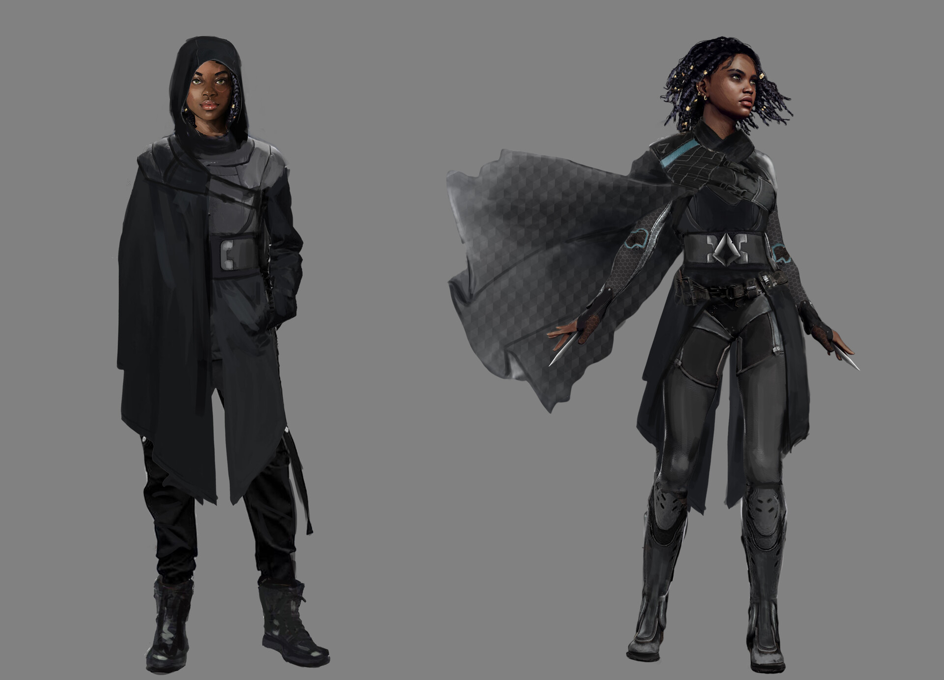 Mel Any - Assassin's creed fanart - futuristic concept