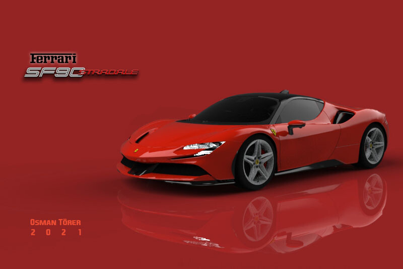 ArtStation - Ferrari SF90 Stradale