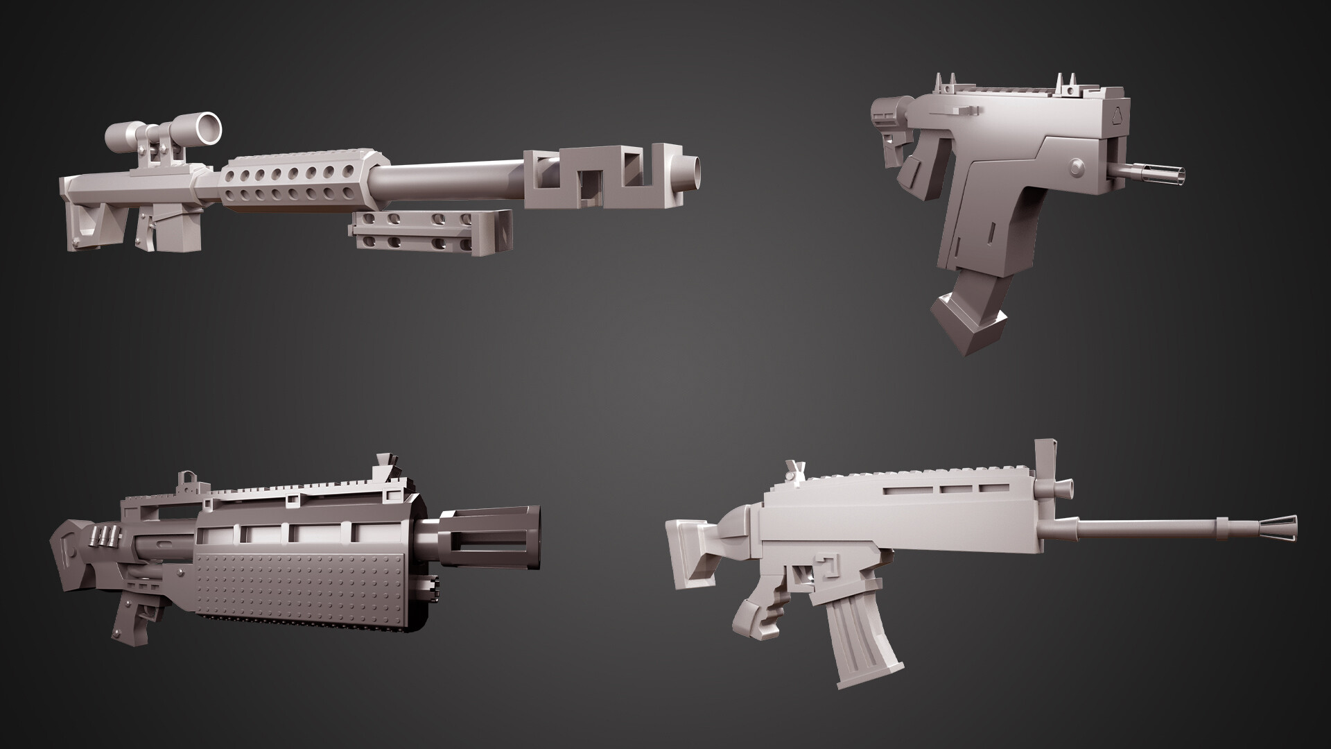 ArtStation - Fortnite Weapons