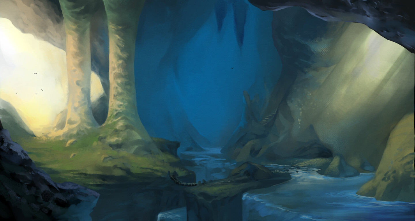 ArtStation - Cave Entrance