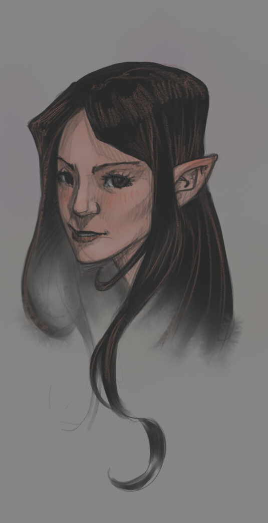 ArtStation - mindless drawing habit. floating heads.