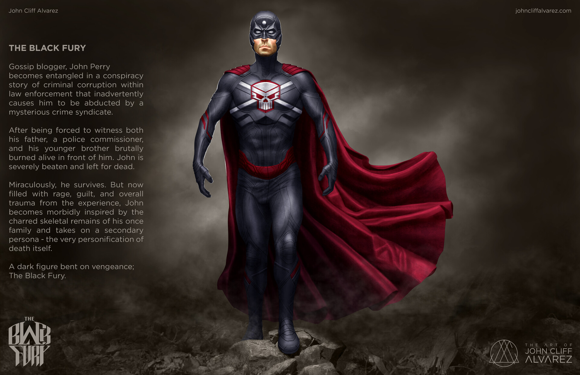 John Cliff Alvarez - THE BLACK FURY | CHARACTER & COSTUME DESIGN
