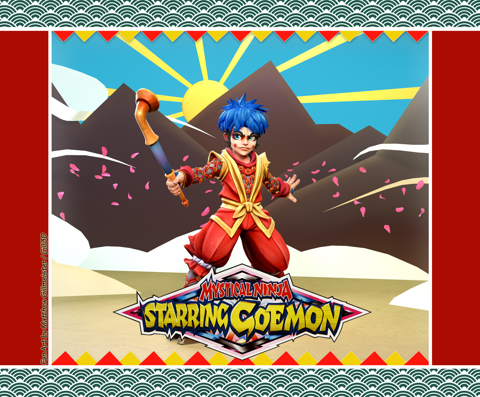 Matthew Gillmeister - Mystical Ninja Starring Goemon: Fan art