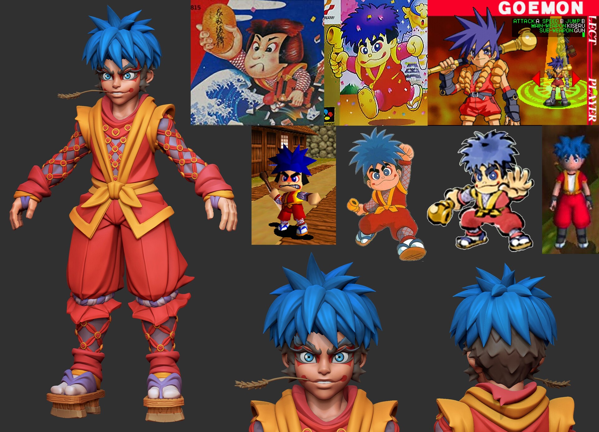 Matthew Gillmeister - Mystical Ninja Starring Goemon: Fan art