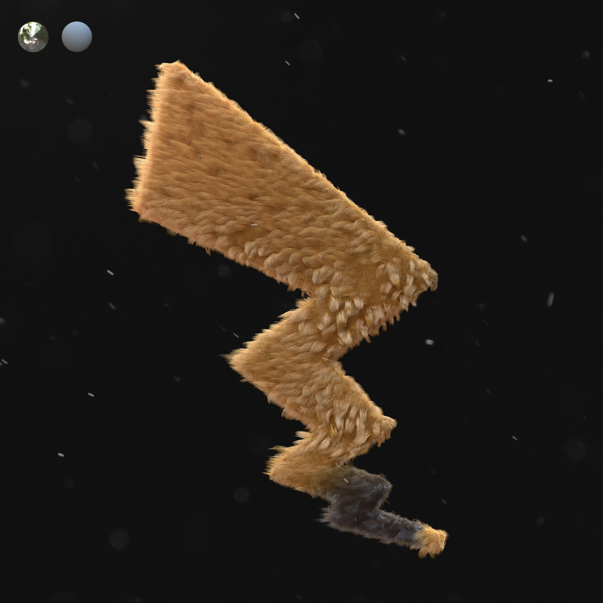 Wing fox - Multi-cases Course: Realistic Animal Grooming In Houdini