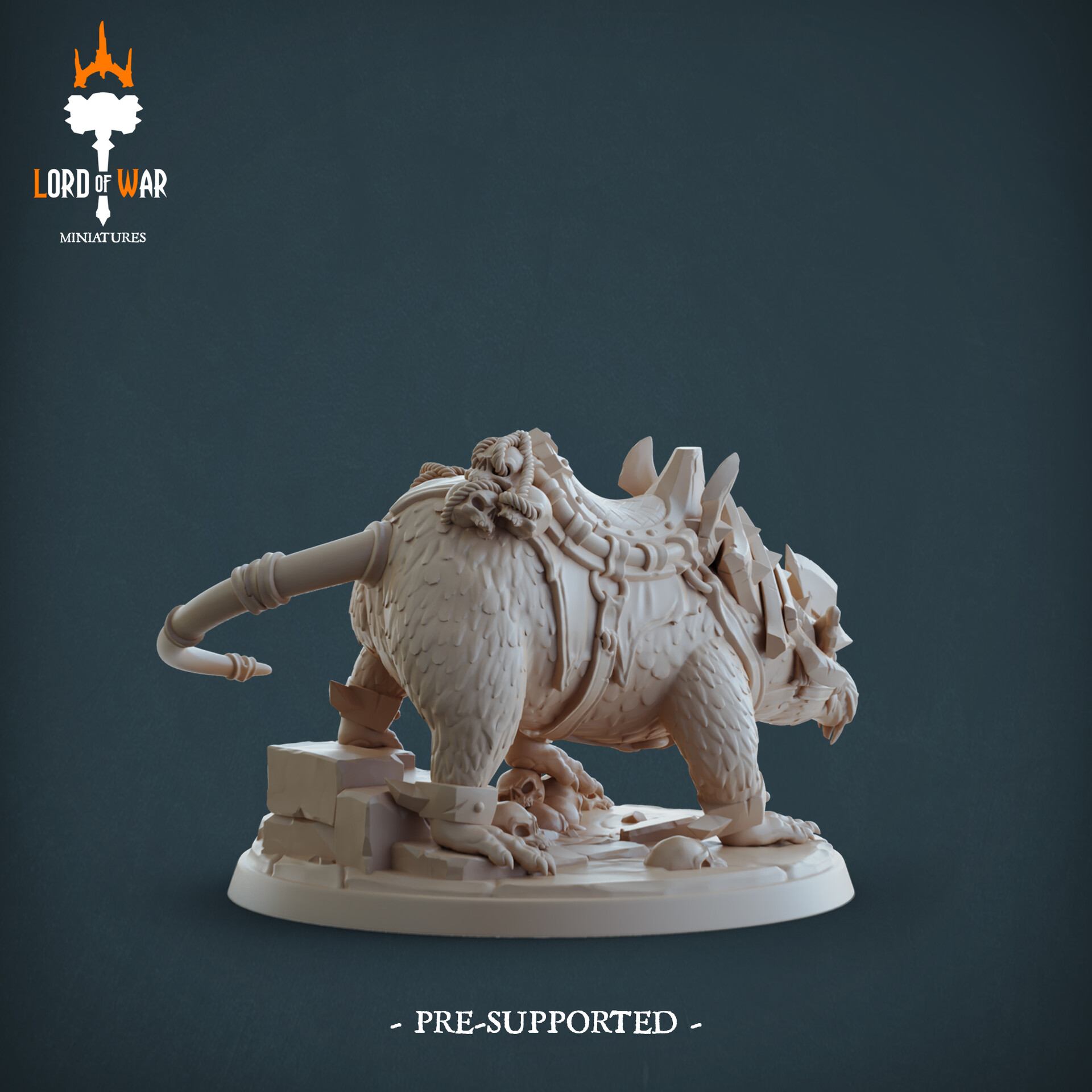 Lord of War Miniatures - Orc Mount Executioner-Lord of War Miniatures