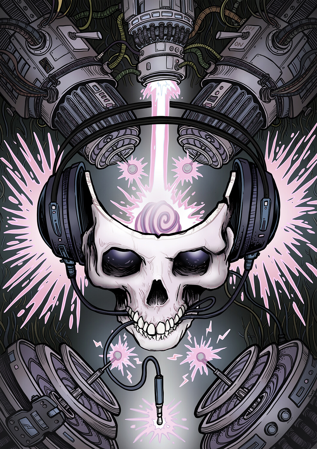 ArtStation - Musical Skull