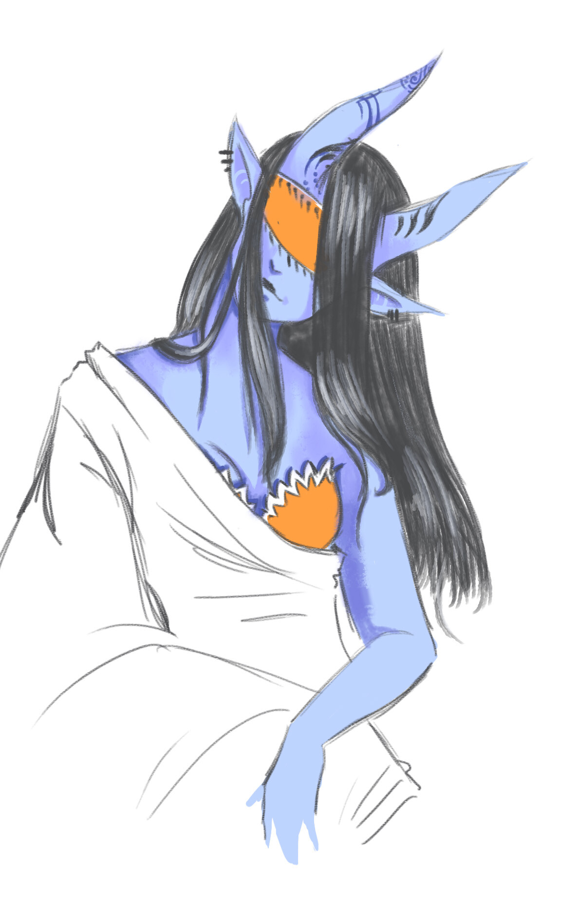 ArtStation - The djinn princess of Lusiar - concept 1