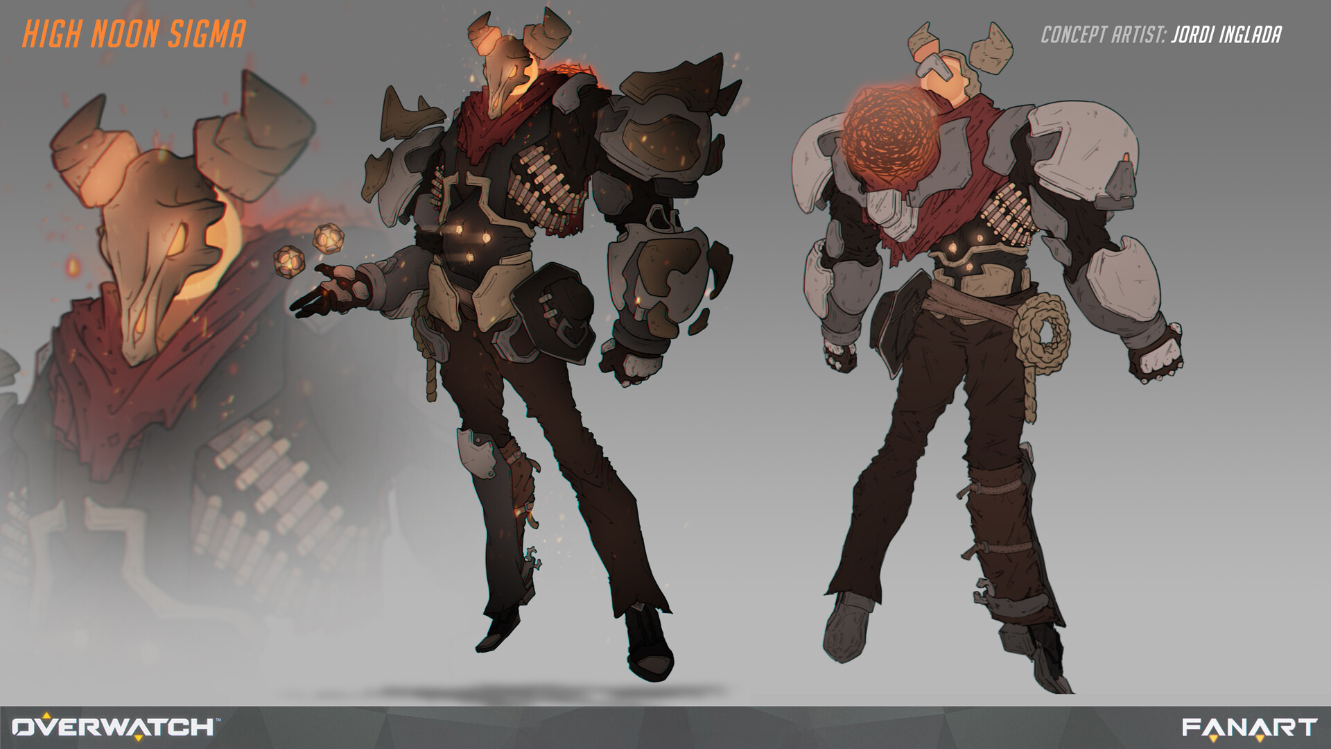 ArtStation - High Noon Sigma Skin Concept Overwatch