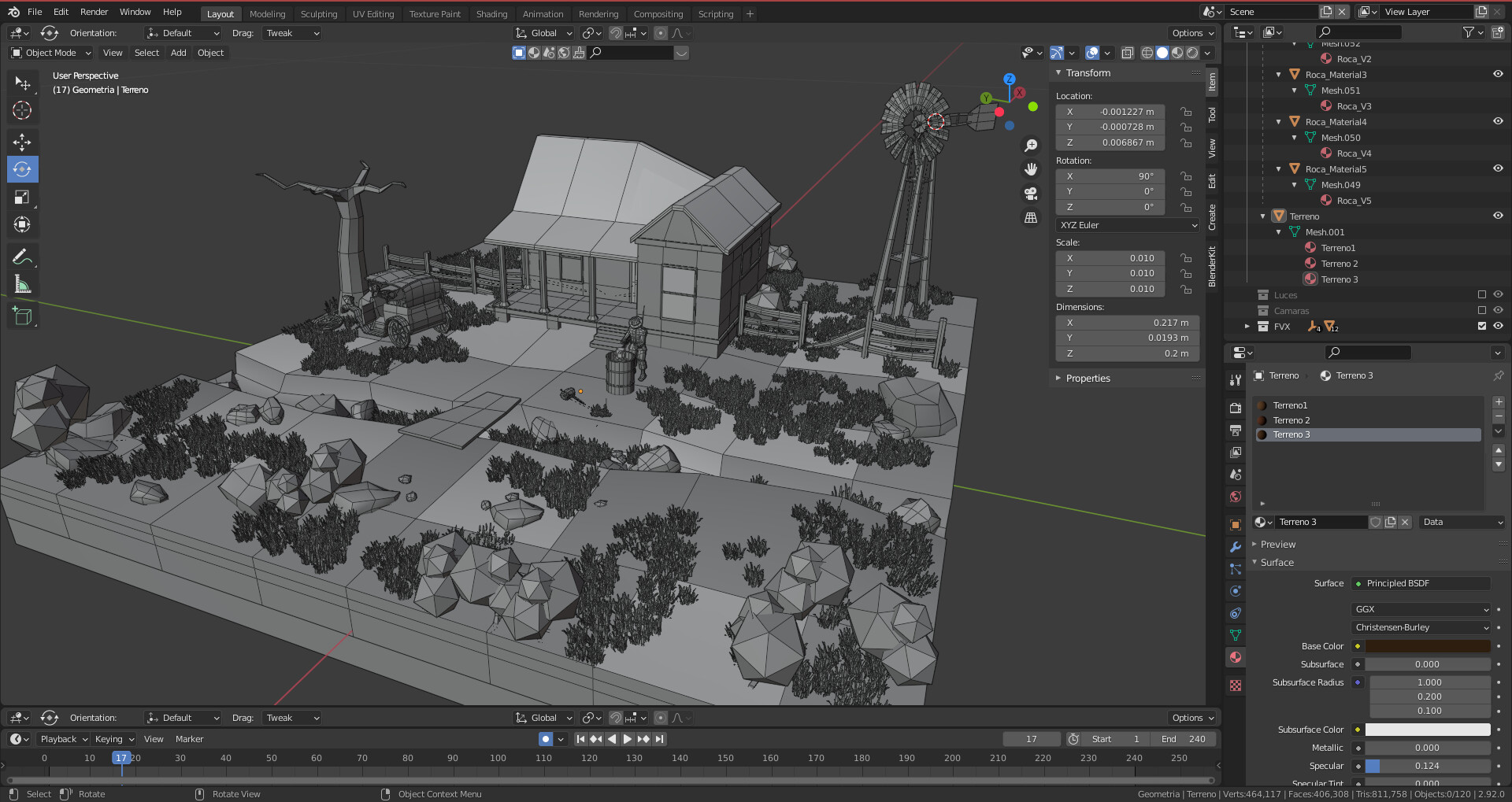 Marcelo Aguirre Olivares - Diorama militar lowpoly - Maya/Blender