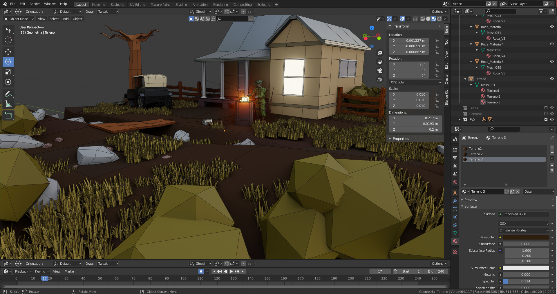 Marcelo Aguirre Olivares - Diorama militar lowpoly - Maya/Blender