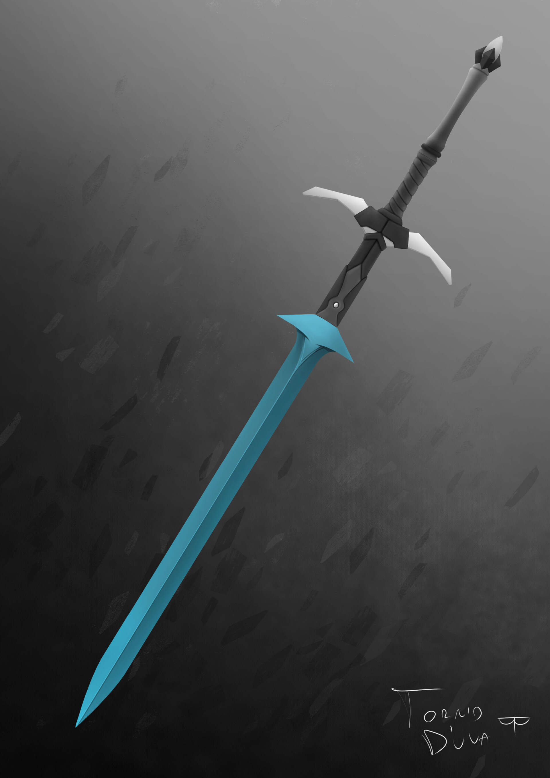 ArtStation - Chaotic zweihander - commission