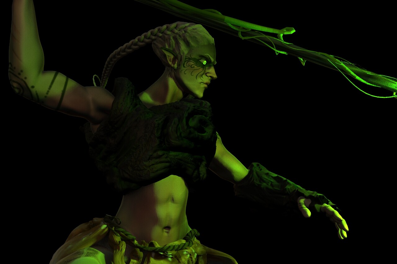 ArtStation - Wood elf champion