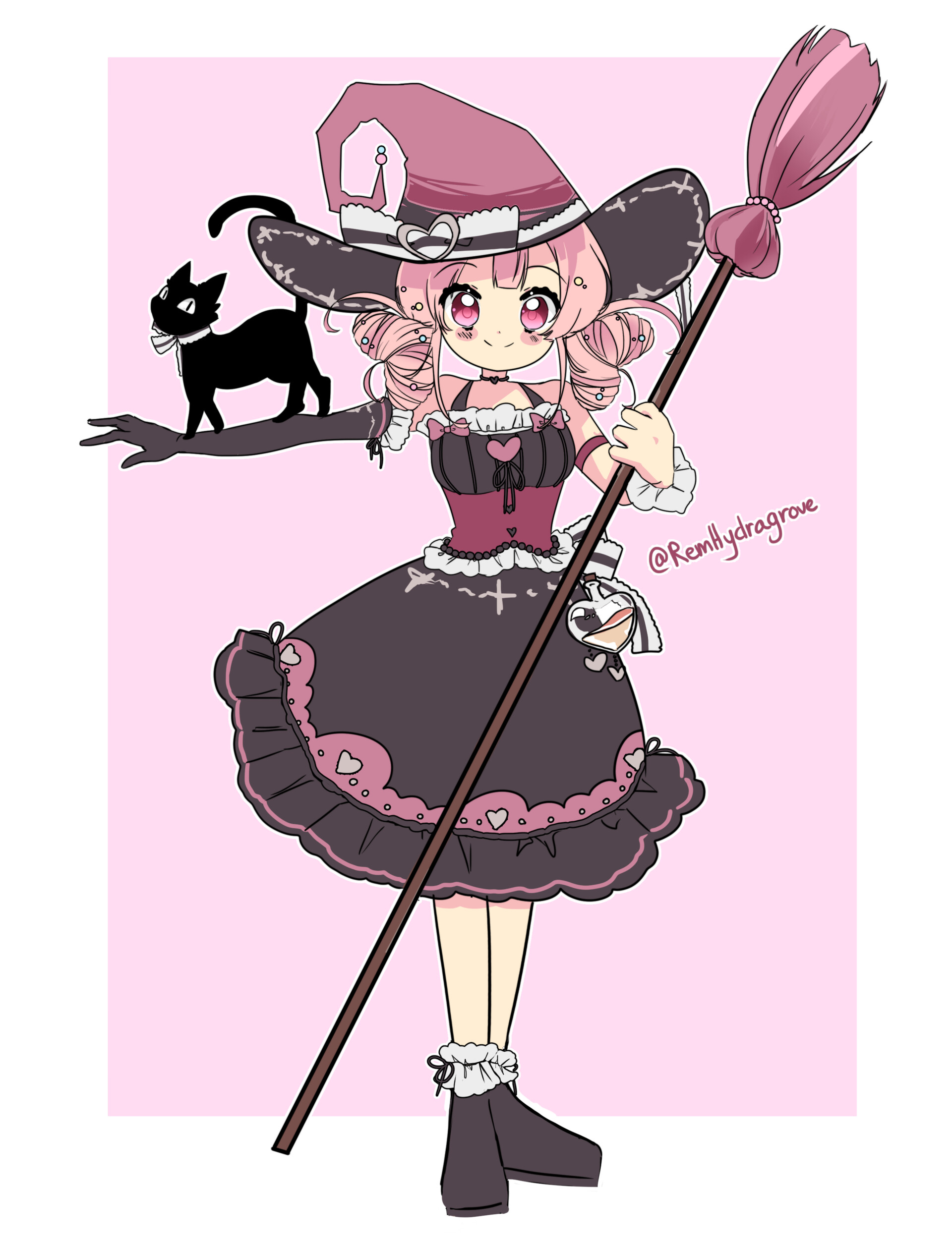 ArtStation - Heart Witch - OC Art