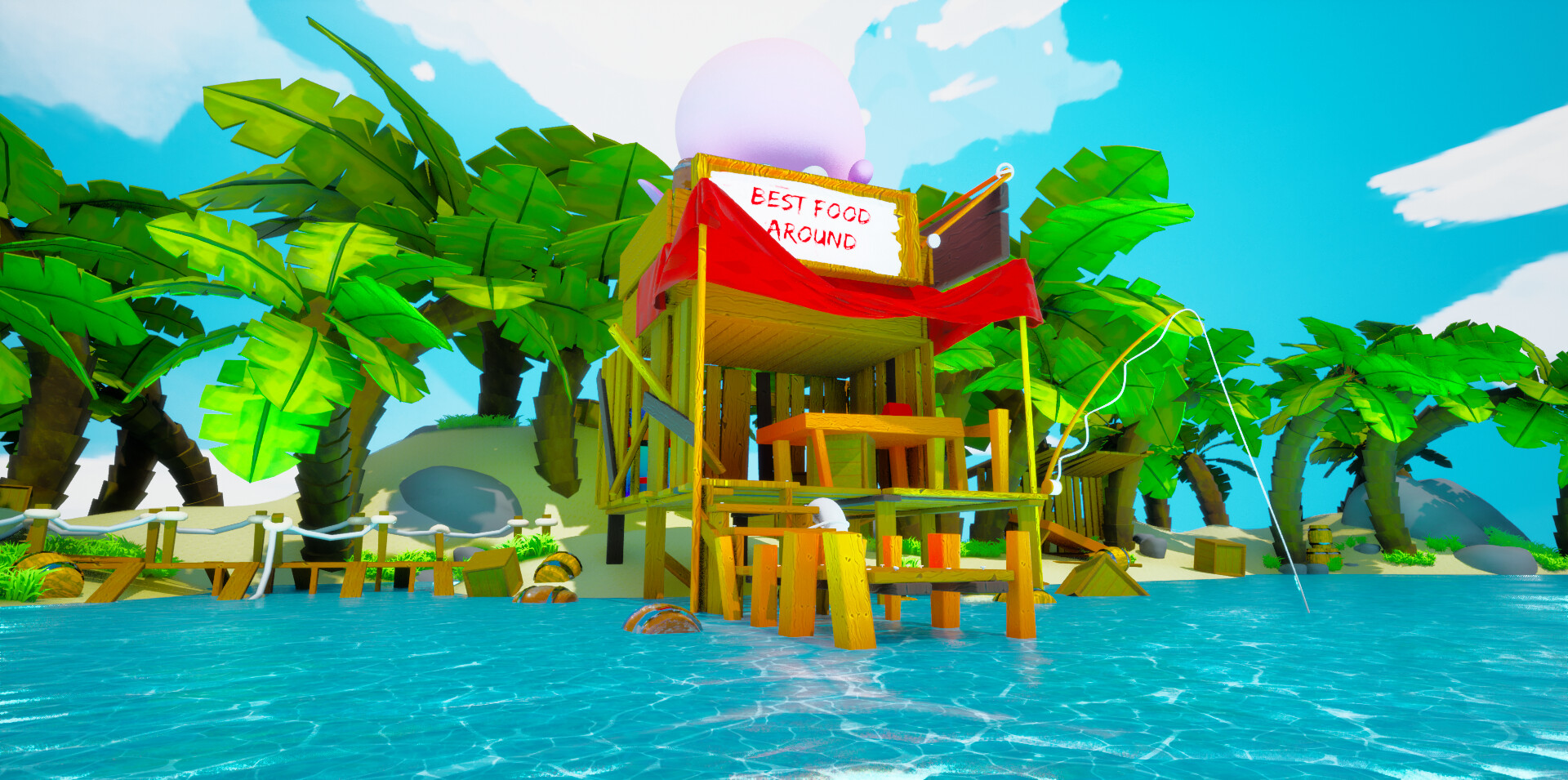 ArtStation - Stylized Island Shop