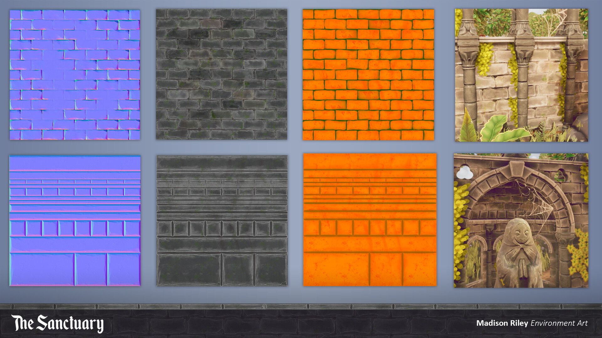 Madison Riley - The Sanctuary - Hand-painted UE4 Environment